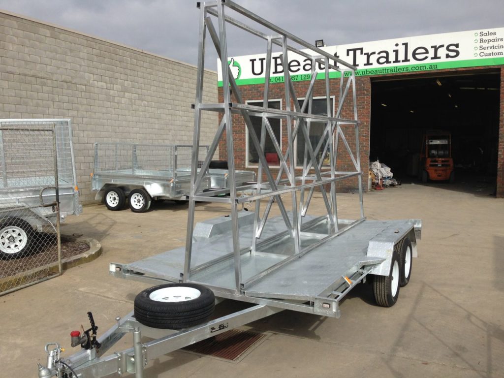 14 × 6.6 Tandem Window Frame Trailer 2000kg ATM | U Beaut Trailers
